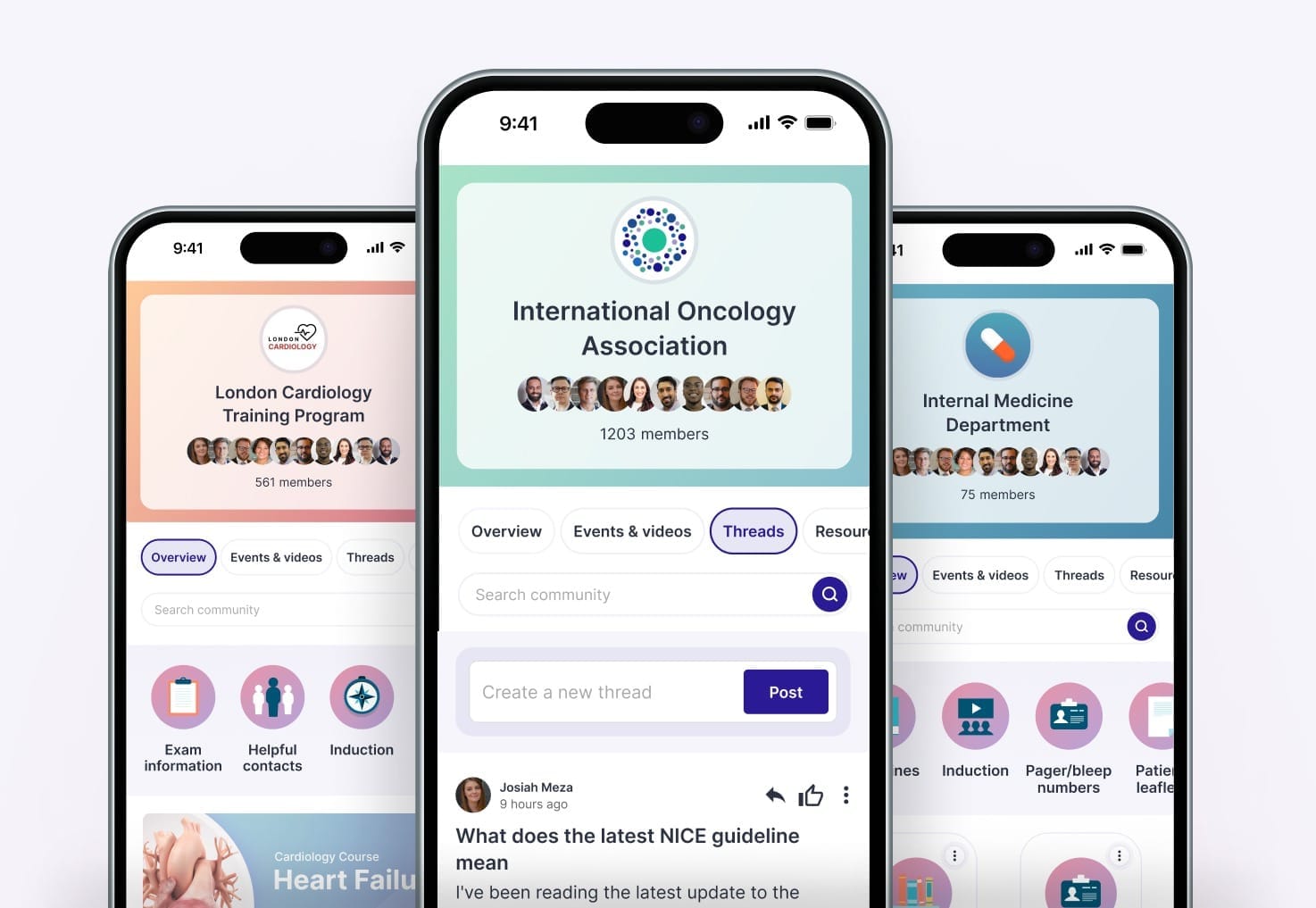 MedAll Communities: The app for your society, hospital department ...