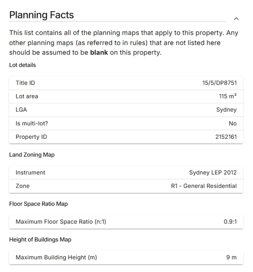 PropCode - Rapid Planning Reports