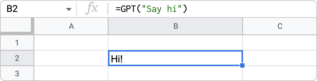GPT para o Google Sheets