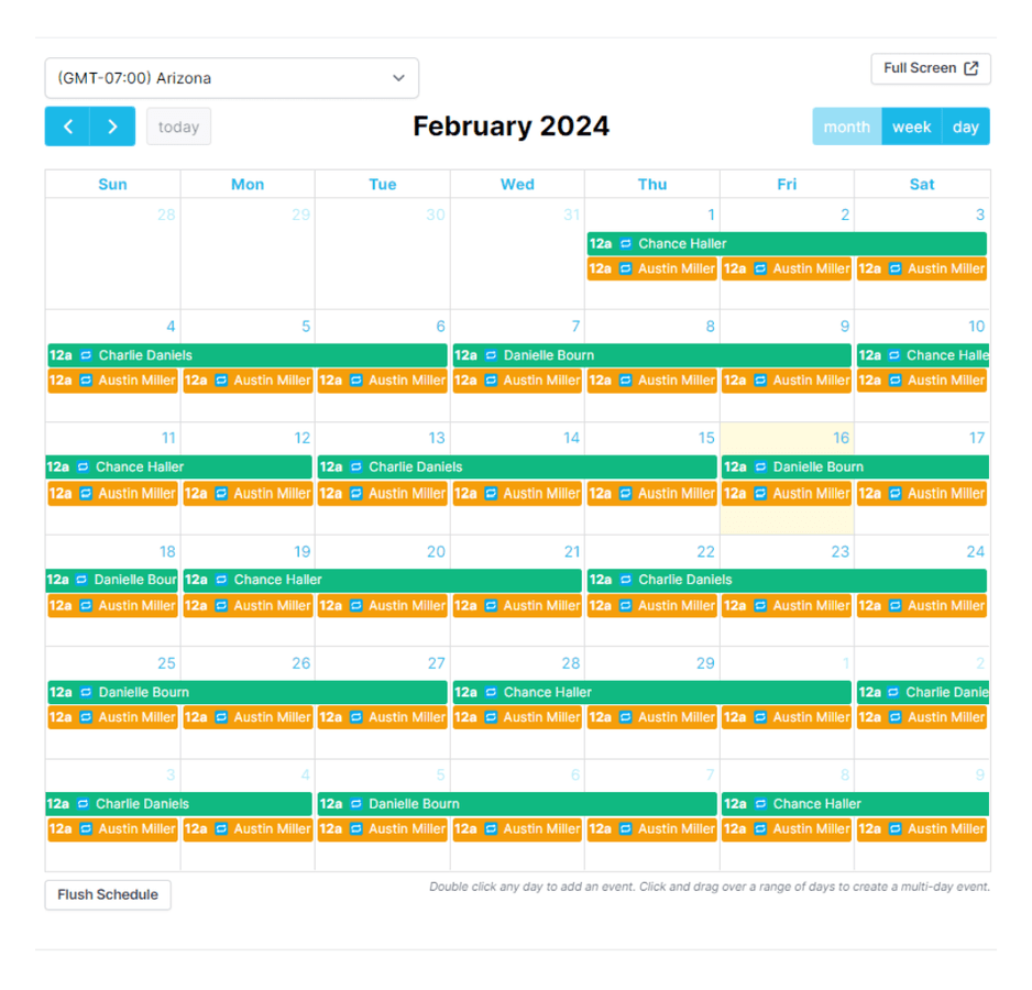 OnCall Scheduling Tool OnCall Scheduling Tool