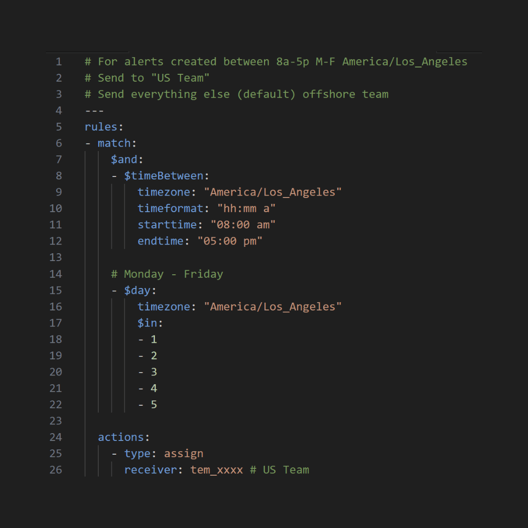 Routers and Notification Rules
